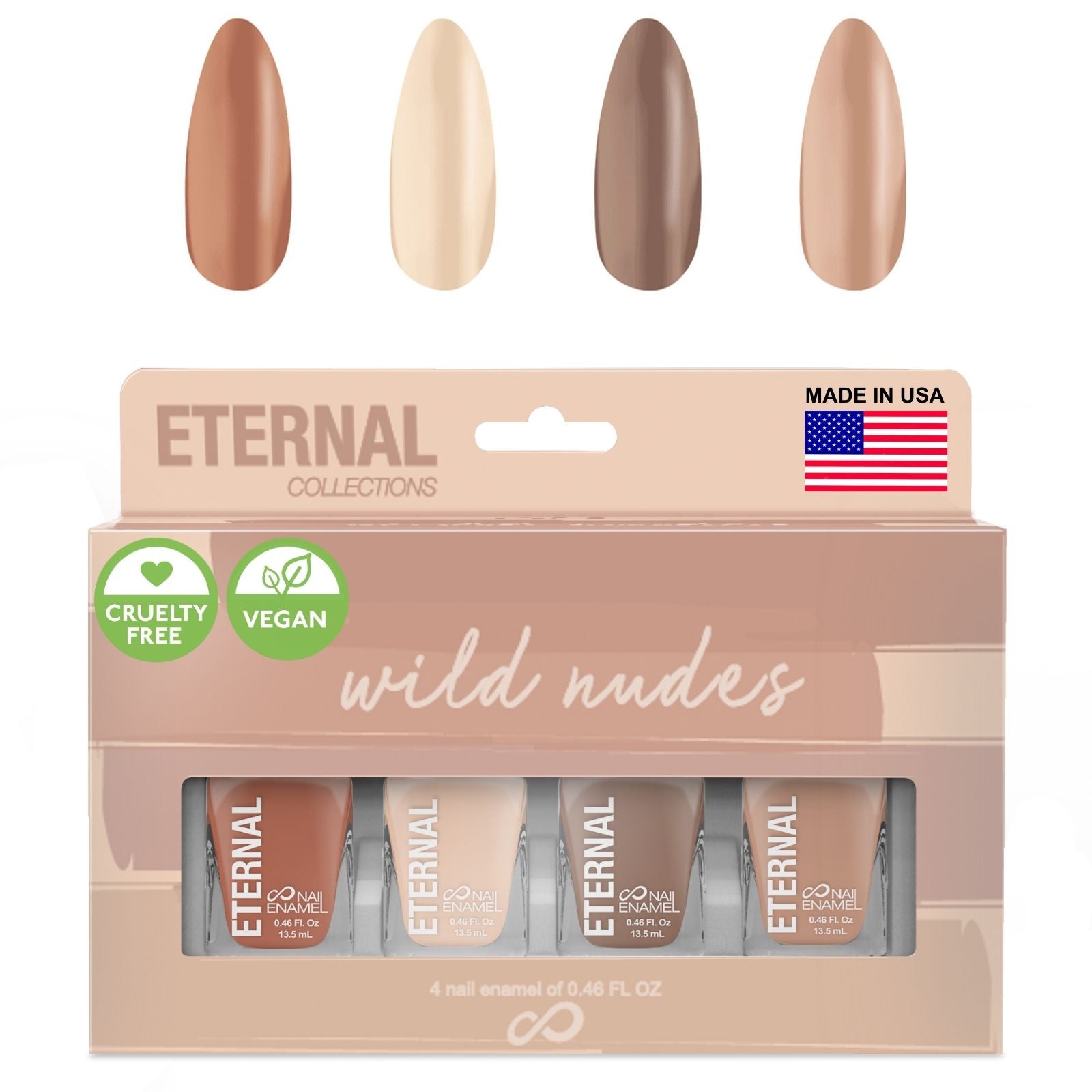 Wild Nudes - Nail Polish Collection | Eternal Cosmetics