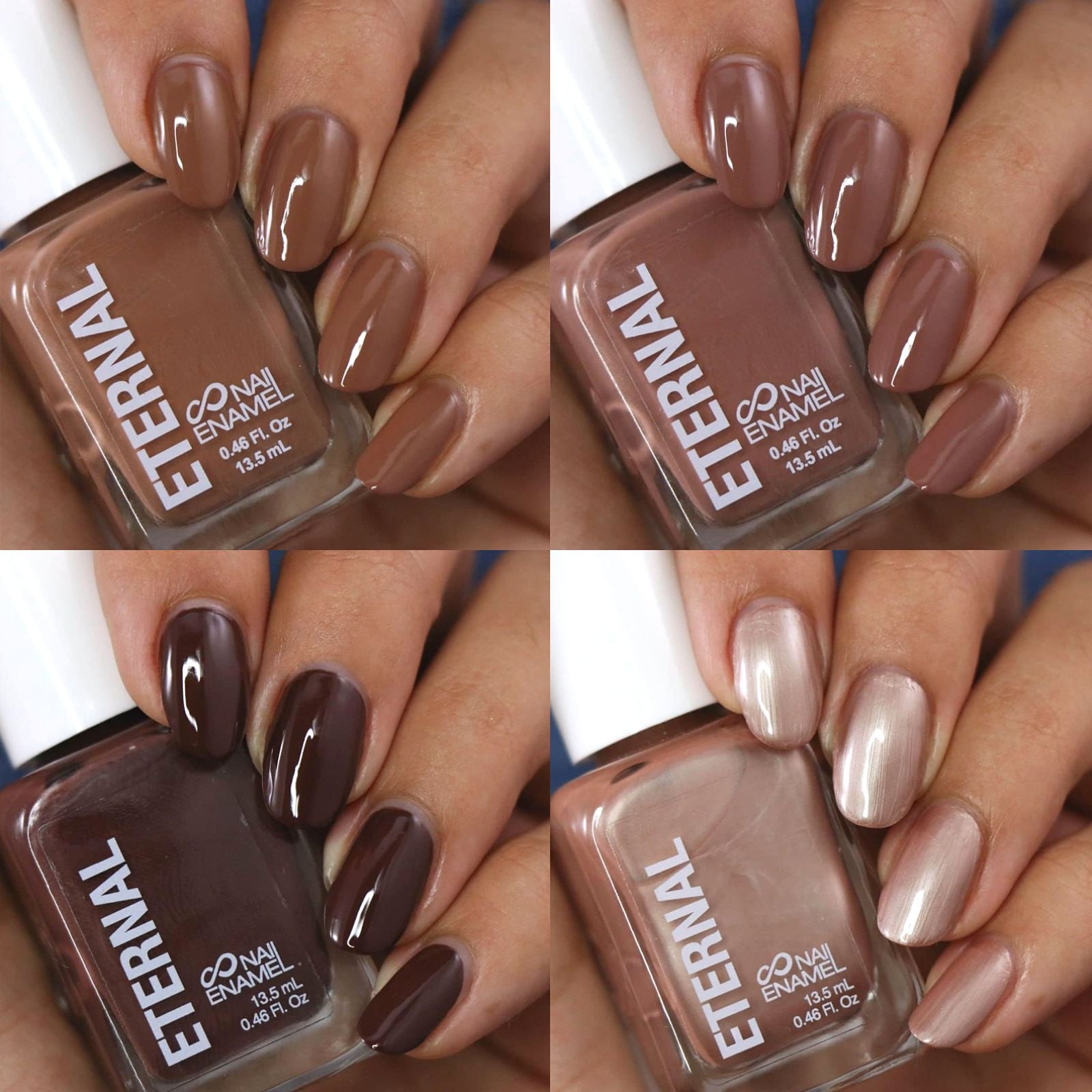 Wild Dark Nudes - Nail Polish Collection | Eternal Cosmetics